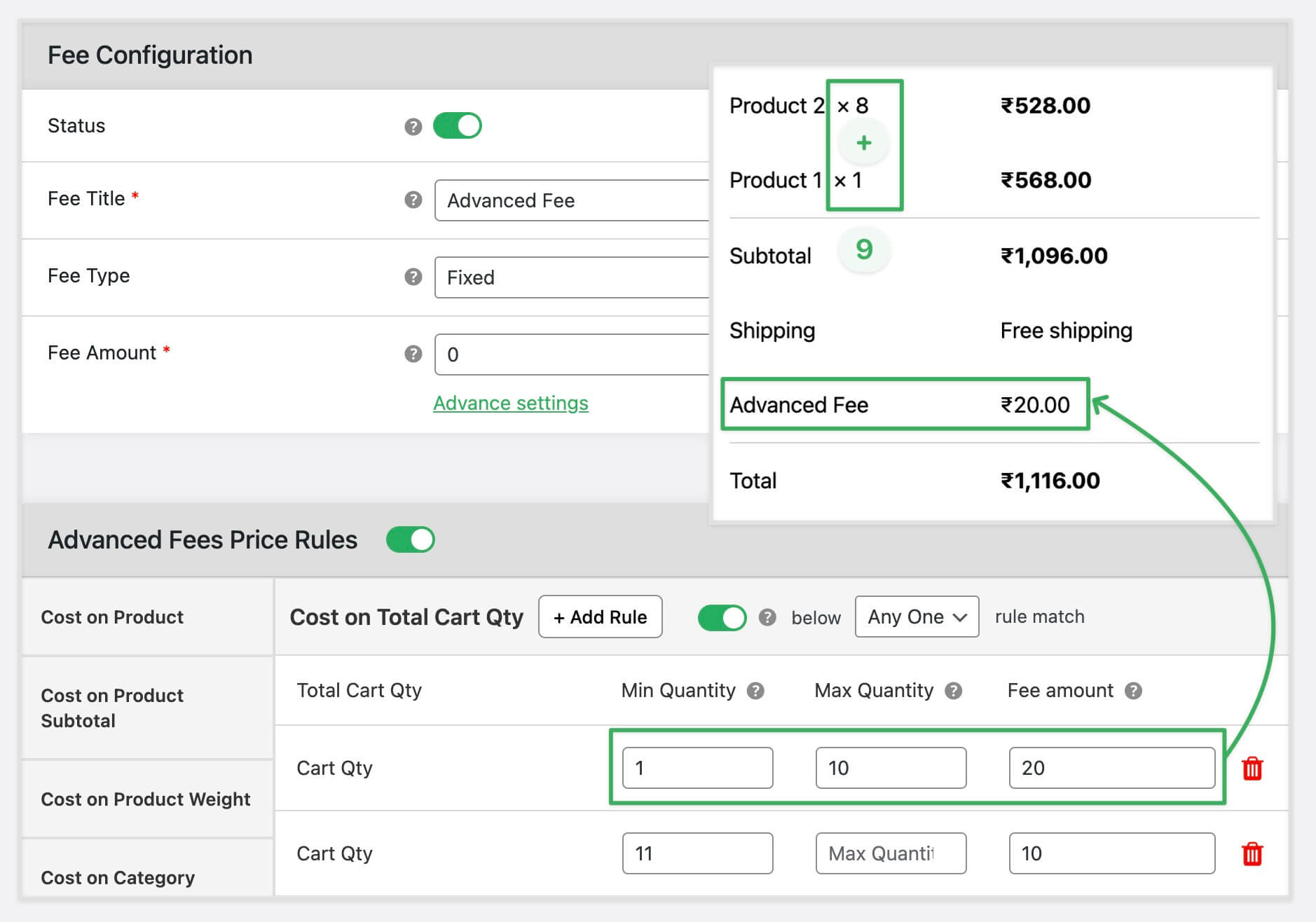 WooCommerce extra fees plugin - Thedotstore