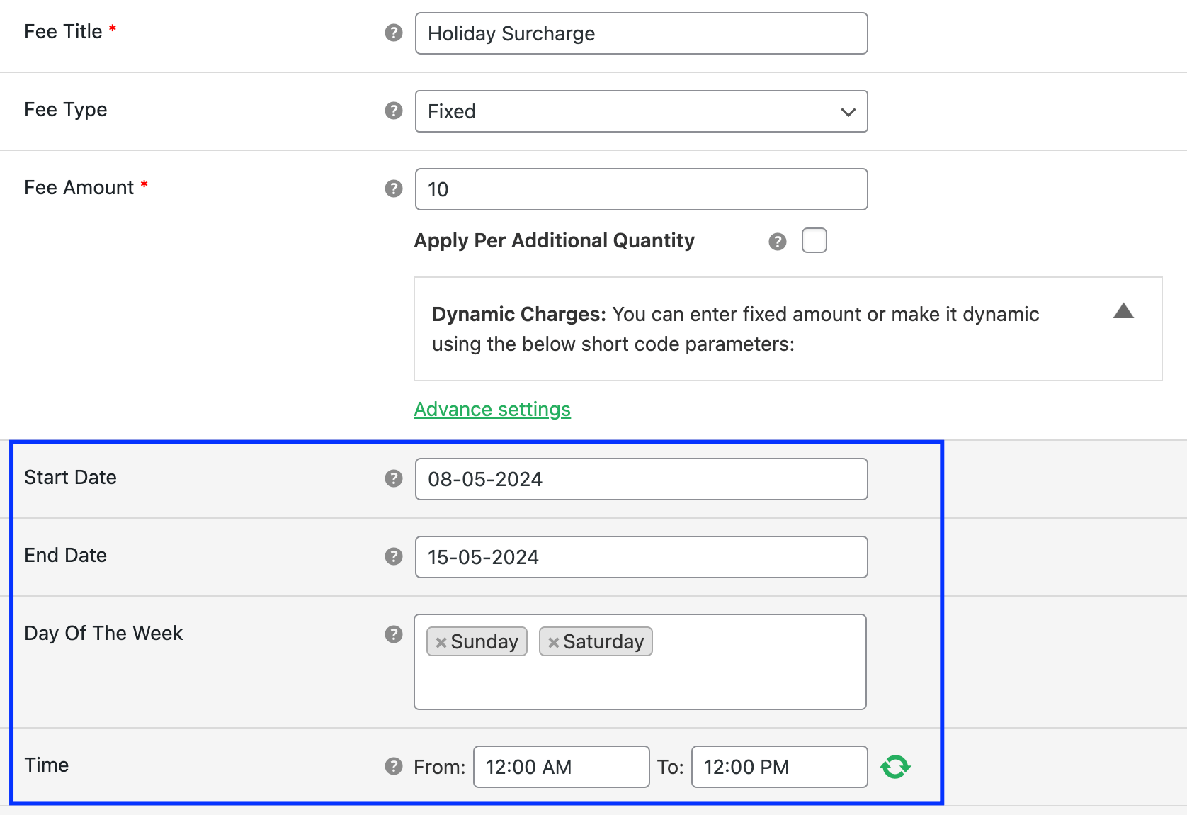 WooCommerce extra fees plugin - Thedotstore