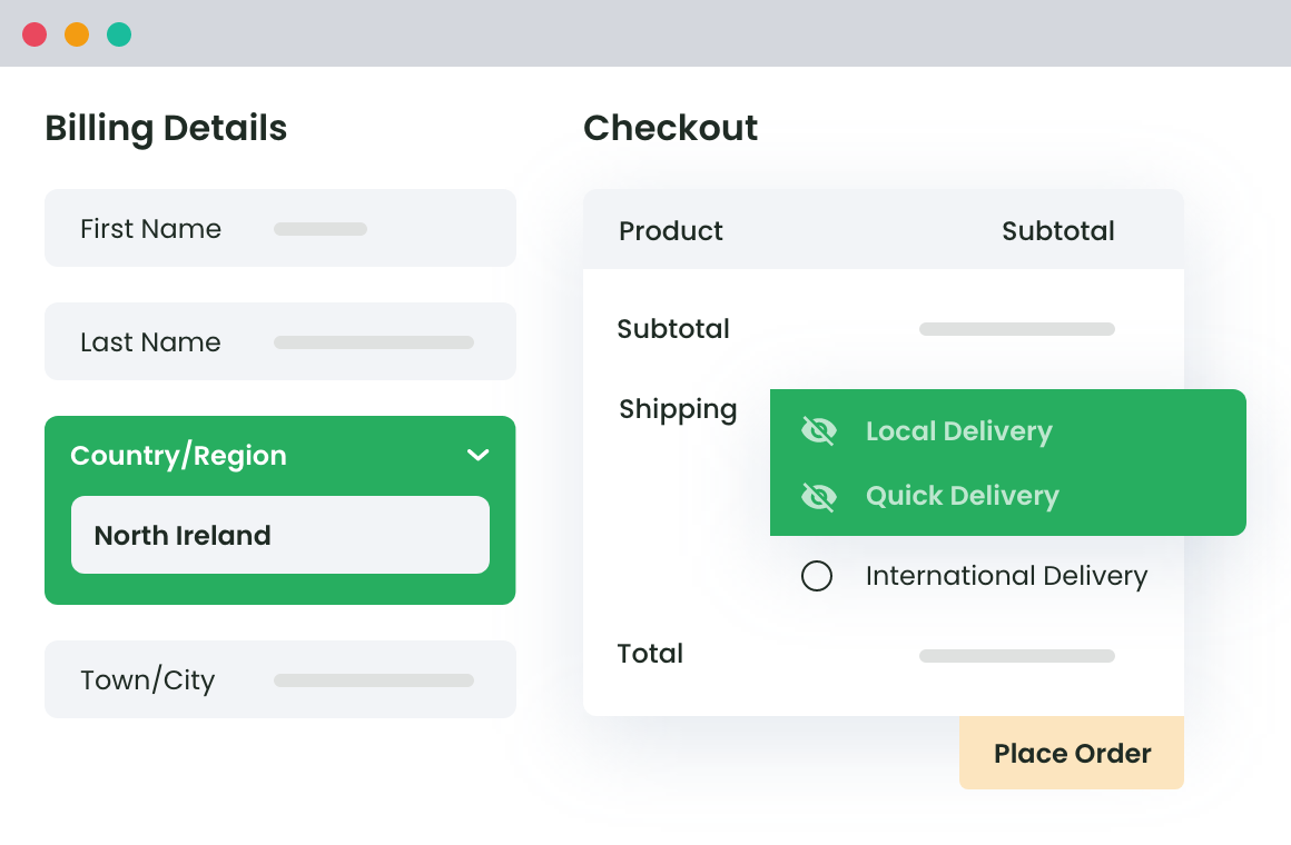 Hide shipping method for WooCommerce - Thedotstore