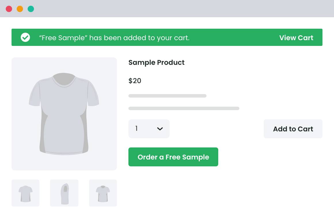 Product Sample For WooCommerce - Thedotstore