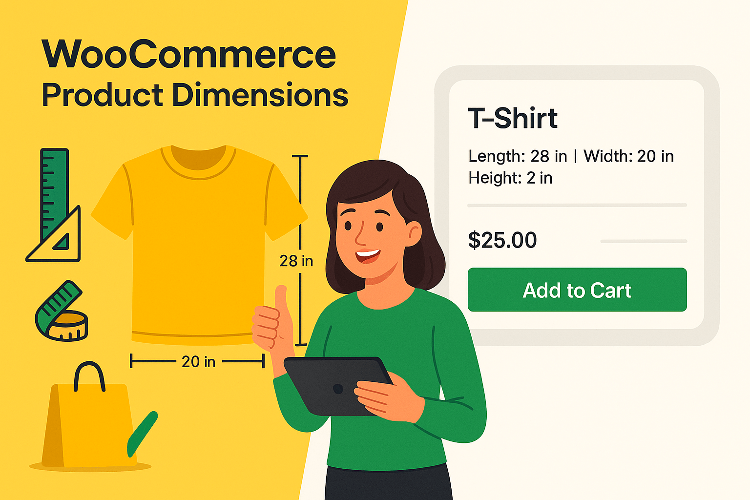 How to Add WooCommerce Product Dimensions in 2025