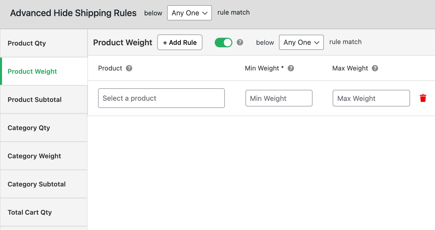 How to restrict shipping method per product in WooCommerce