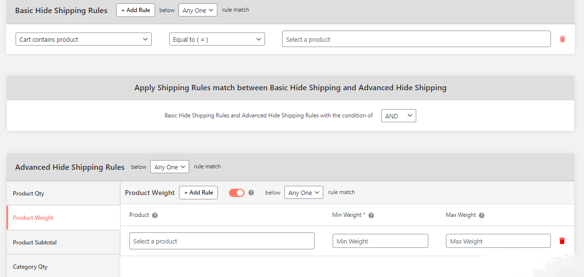 How To Restrict Shipping Method Per Product In Woocommerce