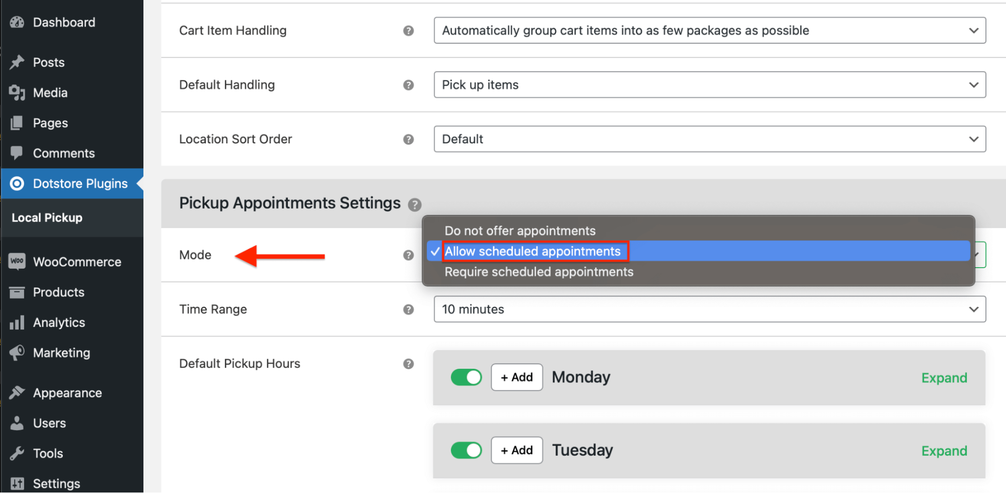 How to allow only Local Pickup for Orders in WooCommerce