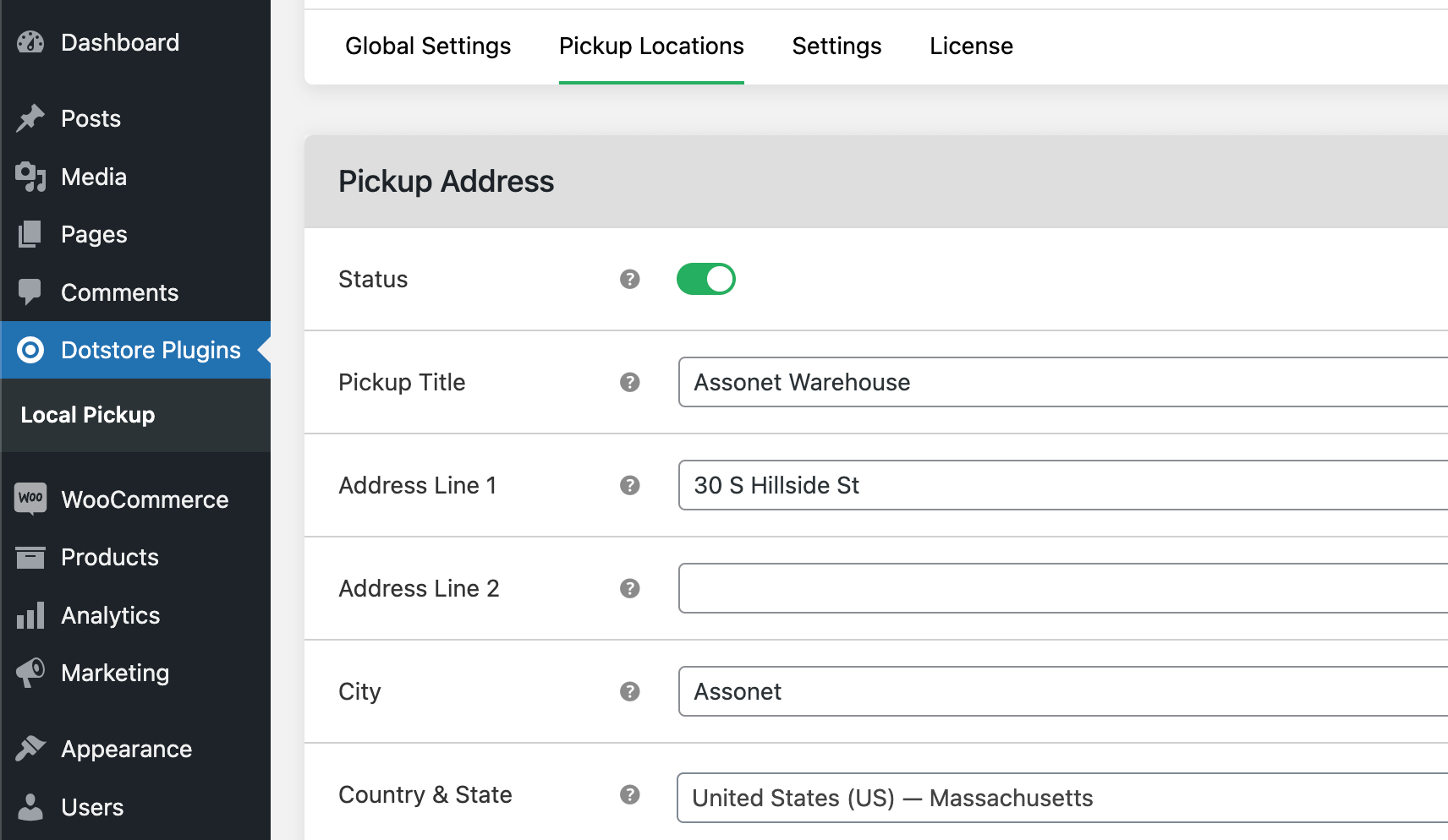 How to allow only Local Pickup for Orders in WooCommerce
