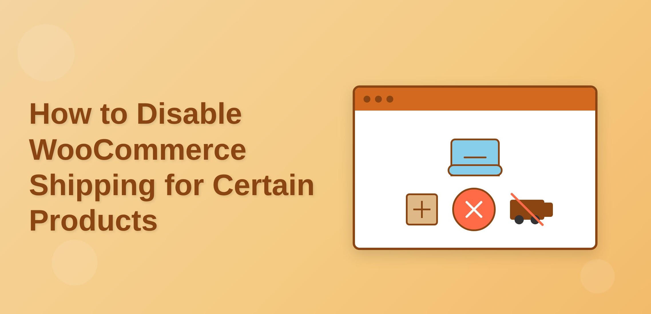 How to disable WooCommerce shipping for certain products
