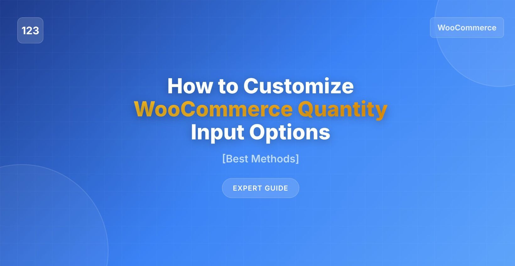 How to Customize WooCommerce Quantity Input Options [Best Methods ...