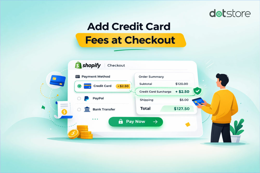 How to add a credit card surcharge in Shopify - Thedotstore