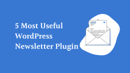5 Most Useful WordPress Newsletter Plugin